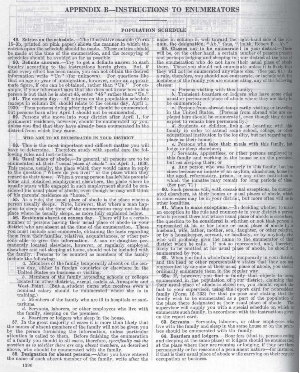 Evidence Explained | QuickLesson 9: Census Instructions? Who Needs ...