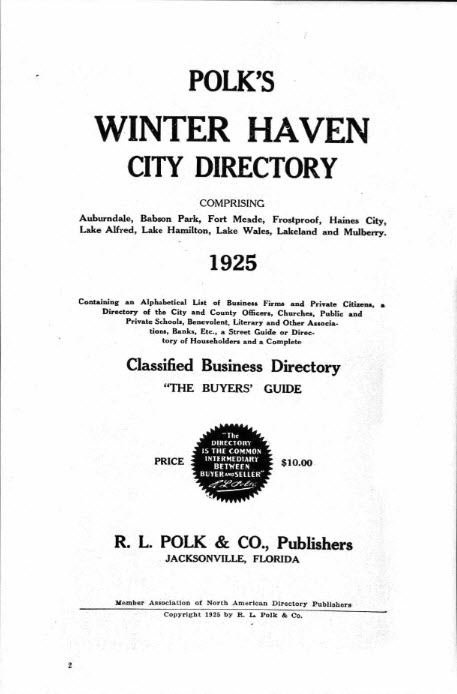 City directory. How to cite when city directory comprises other cities ...